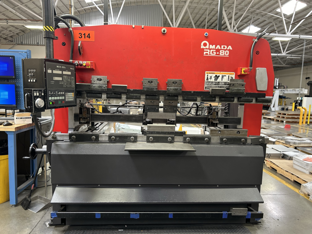 Amada RG-80 Press Brake (Sold) - Sterling Fab Tech